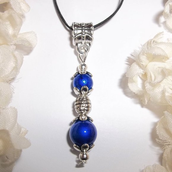 wvluckygirl | Jewelry | Necklace Beaded Necklace Cobalt Blue Necklace ...